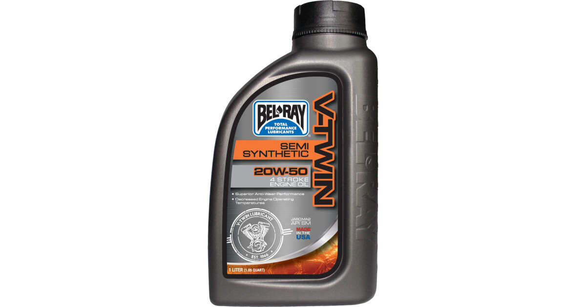 Bel-Ray V-Twin 20W-50 Semi-Synthetic Engine Oil 1L - 55-901-001 » Storm ...