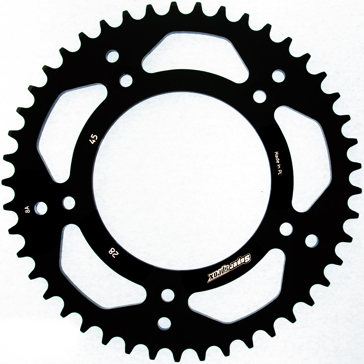 Supersprox Alumiini Takaratas RAL 28 45 Musta Storm Service