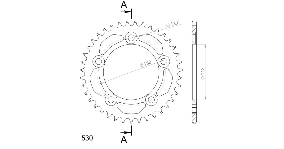 Supersprox Alumiini takaratas RAL-302:42 Musta - 27-3-302-42-0 » Storm ...
