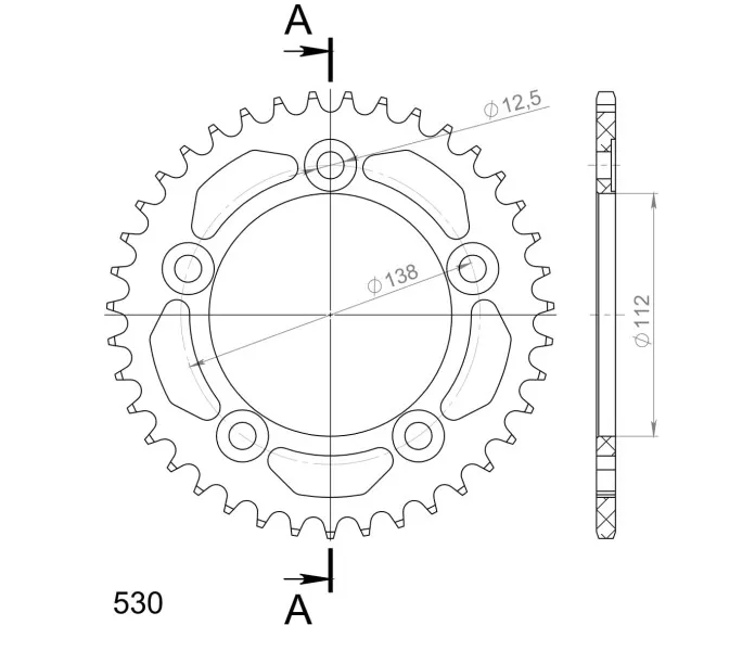 Supersprox Alumiini takaratas RAL-302:42 Musta - 27-3-302-42-0 » Storm ...